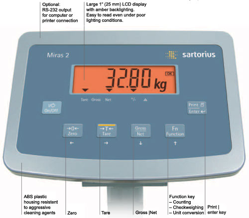 Sartorius Miras Multi-Functional Bench & Floor Scales